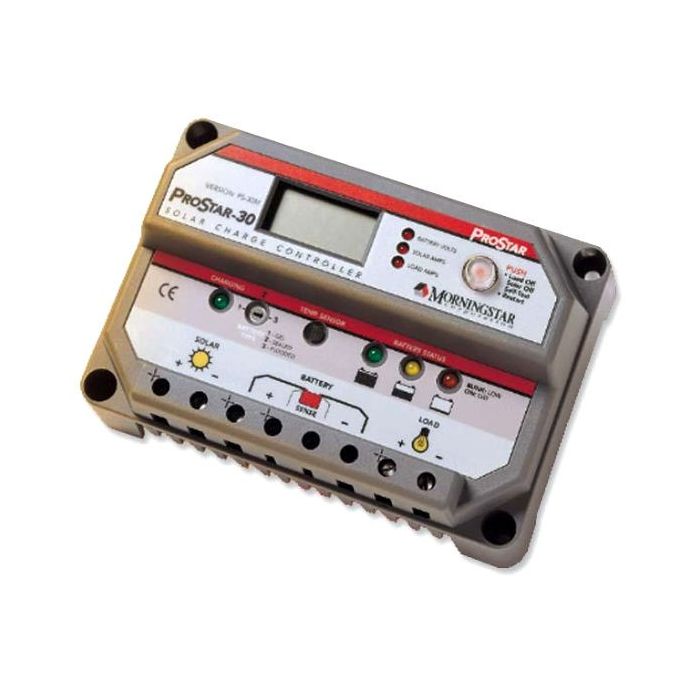Morningstar Prostar PS-30M Controller w/ Digital Display | Impact Battery